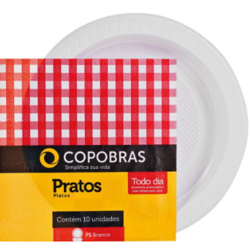 Prato Raso Copobras 15cm 10unid