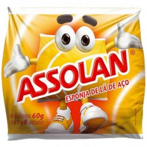 Esponja de Lã de Aço Assolan 60g